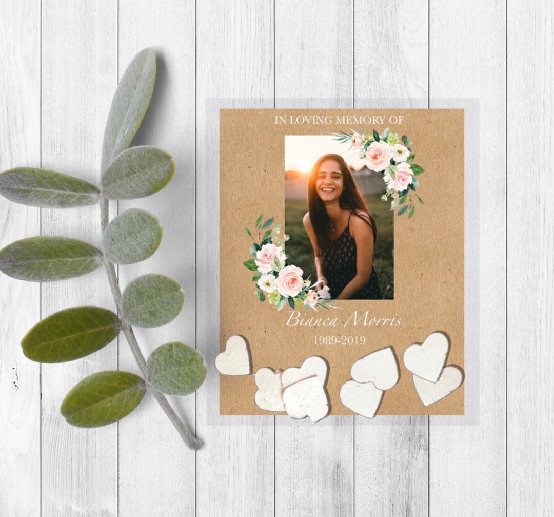 Memorial Seed Packet-seed Packet Favors-seed Packets-funeral Seed ...