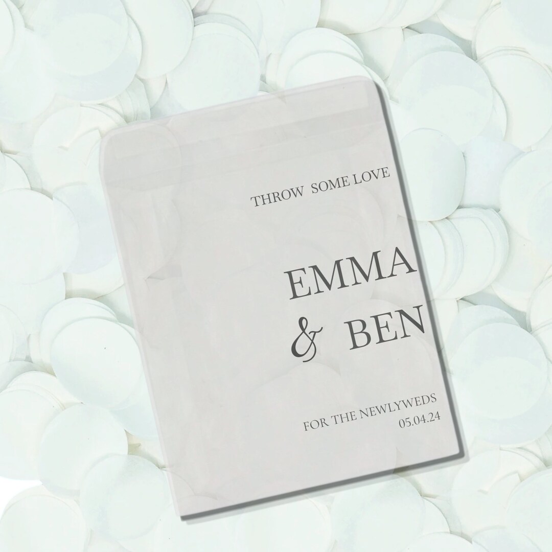 Biodegradable Wedding Confetti | Tissue Paper Confetti | Wedding ...