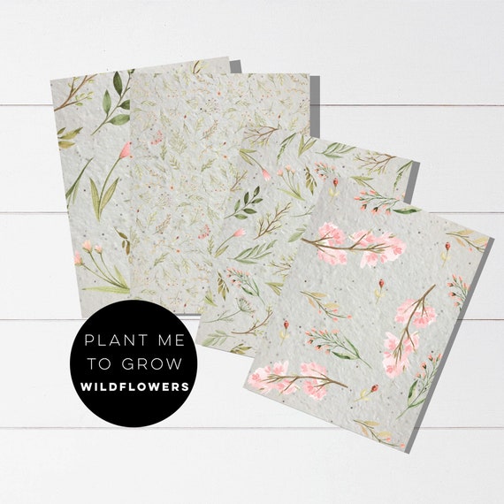 A4 Seed Paper-bulk Plantable Paper-petal Paper-wildflower - Etsy