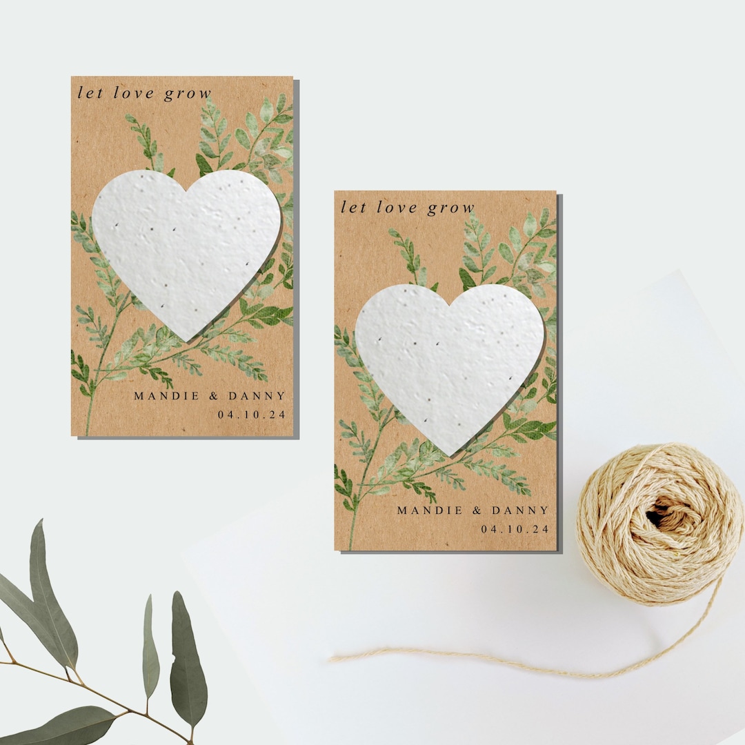 Wedding Favors-plantable Wedding Favor-wedding Favours-seed Favors ...