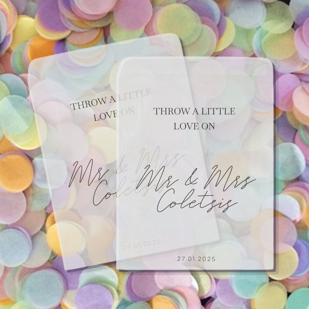 Biodegradable Wedding Confetti | Tissue Paper Confetti | Wedding ...