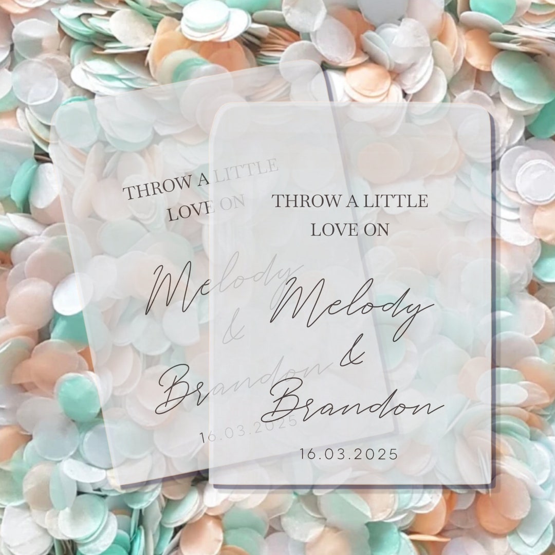 Biodegradable Wedding Confetti | Tissue Paper Confetti | Wedding ...