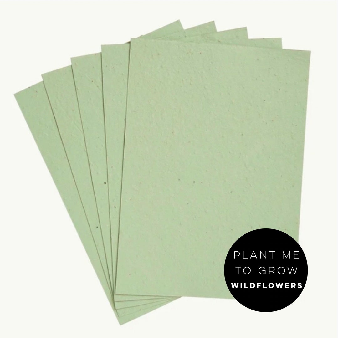 A4 Seed Paper | Bulk Plantable Paper | Seed Paper Wildflower Paper ...