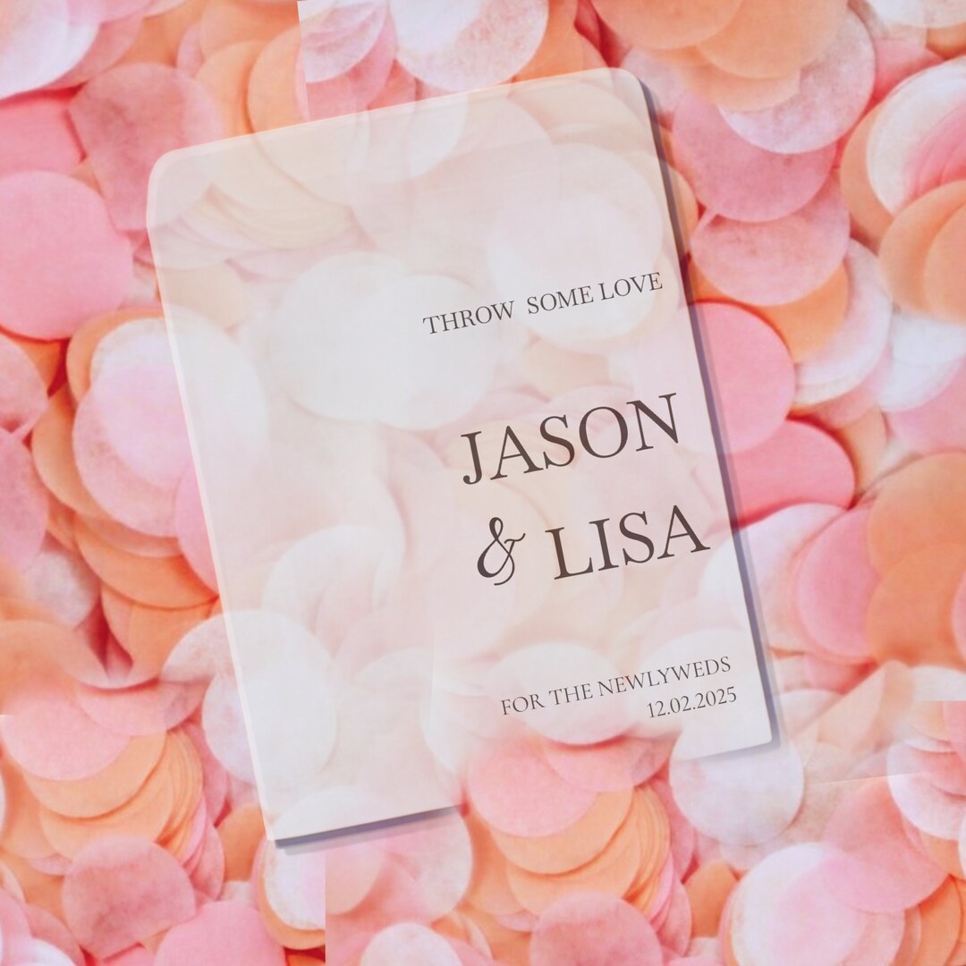 Biodegradable Wedding Confetti-tissue Paper Confetti-wedding Confetti ...
