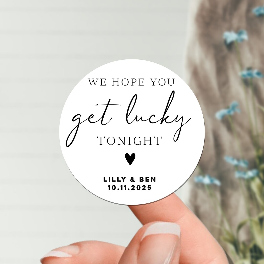 Personalised Wedding Stickers Wedding Welcome Stickers Wedding Favor ...
