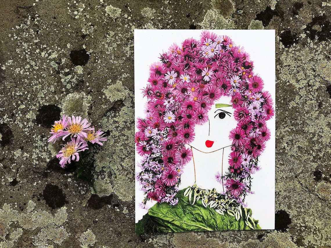 Botany Greeting Cards. Botanical Thank You Cards for Women. Floral ...