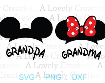 Grandma minnie svg | Etsy