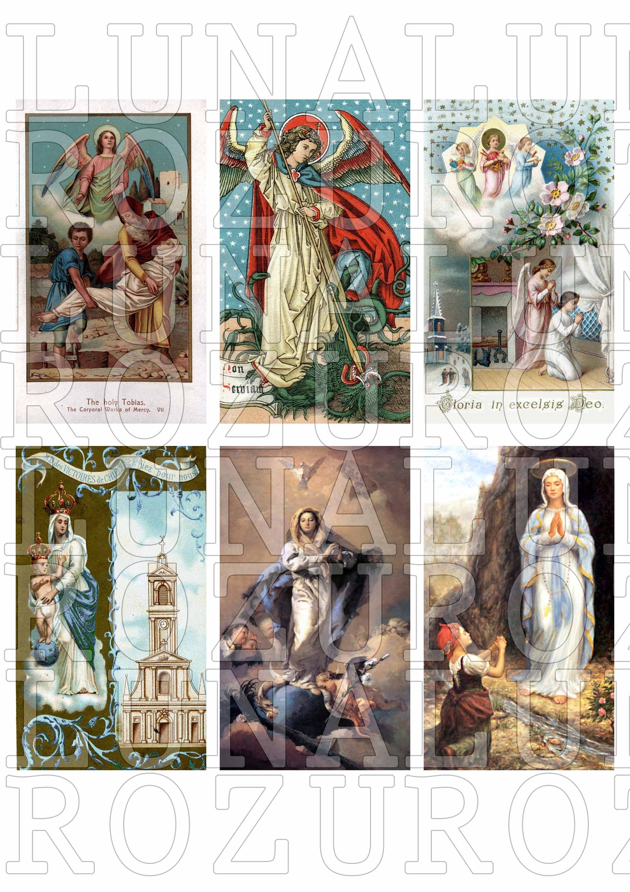 The Prayer (religious) Digital Vintage Ephemera Pack - Etsy