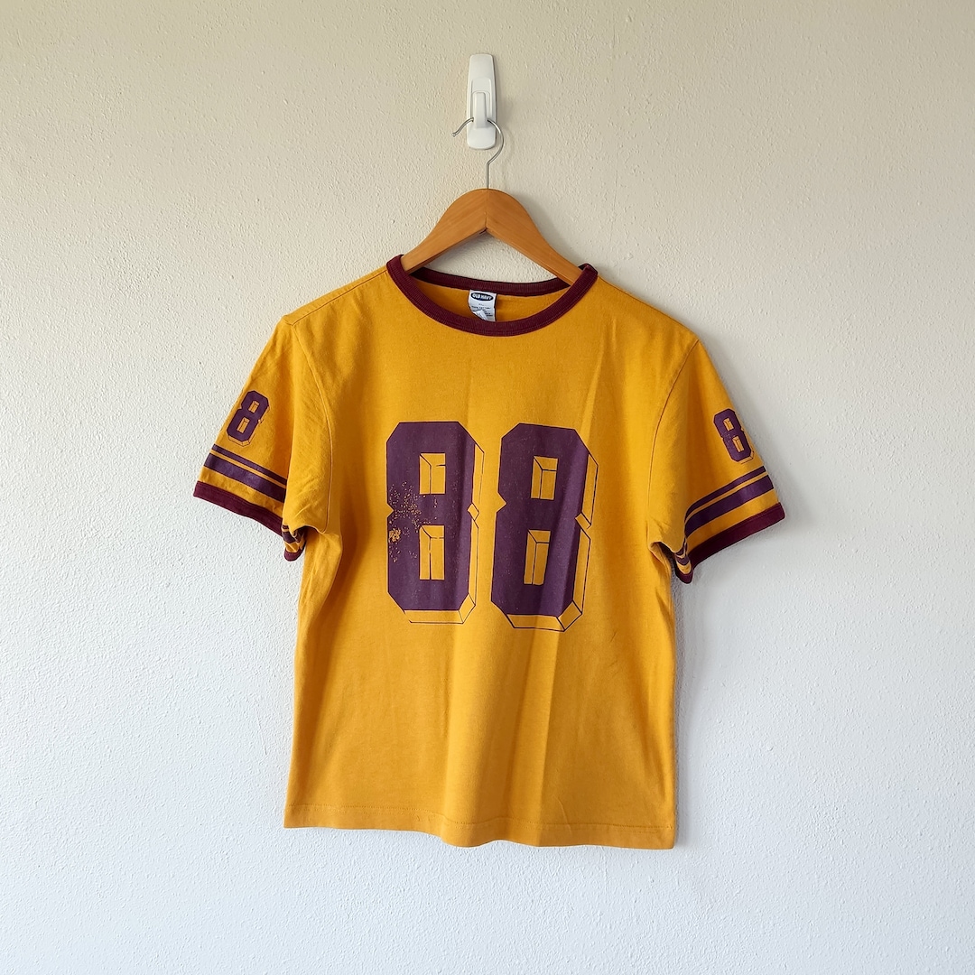 Vintage 90s Old Navy Varsity Ringer Tee Retro Fashion Statement - Etsy
