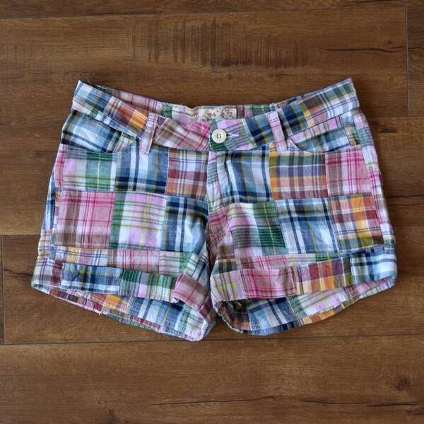 Madras Plaid Shorts - Etsy