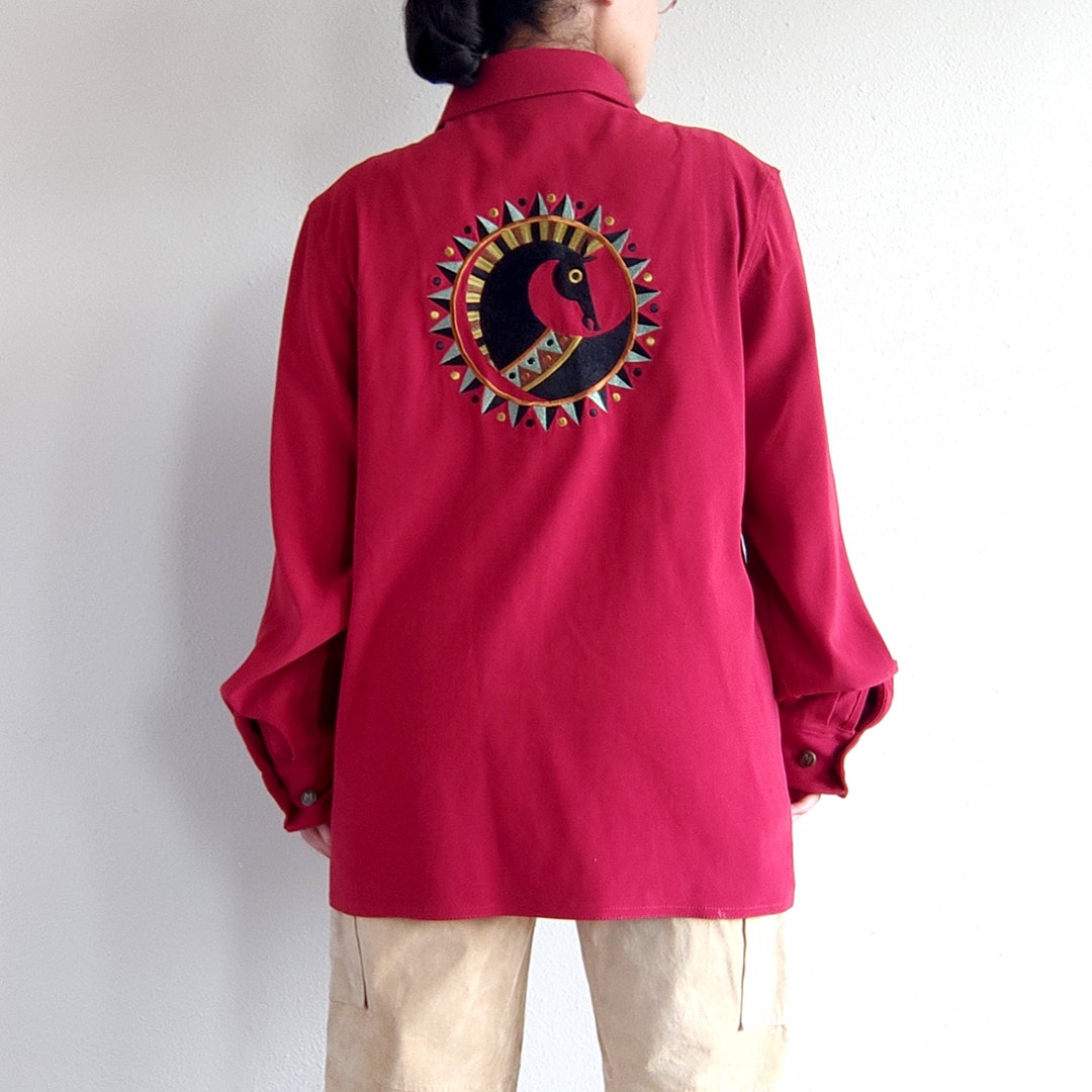Bob Mackie Embroidered Jacket Boho Chic Southwest Style - Etsy