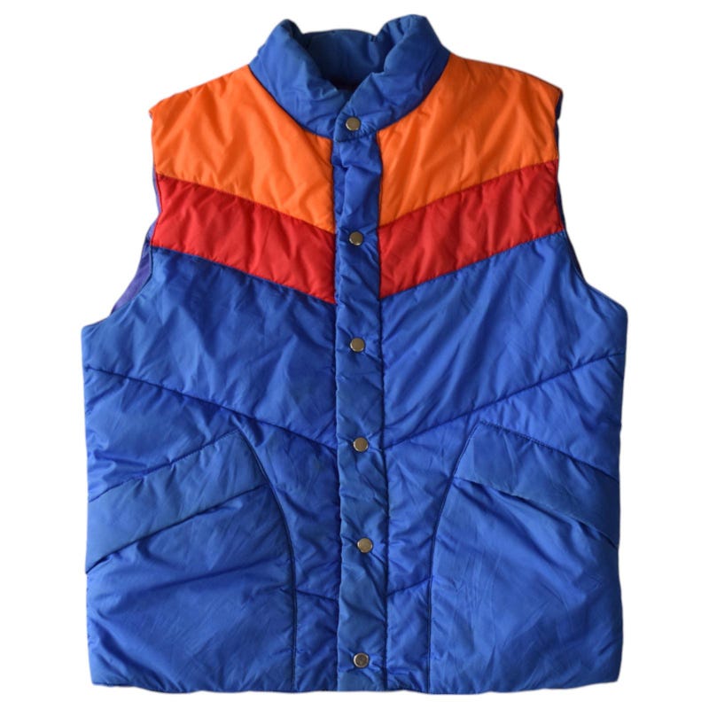 80s Vest - Etsy