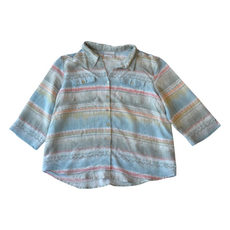 Pop Art Pastel Blouse - Etsy UK