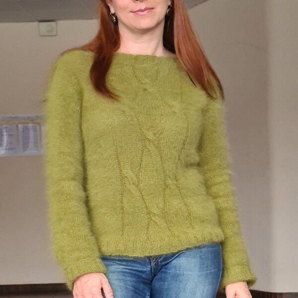 Angora Sweater - Etsy