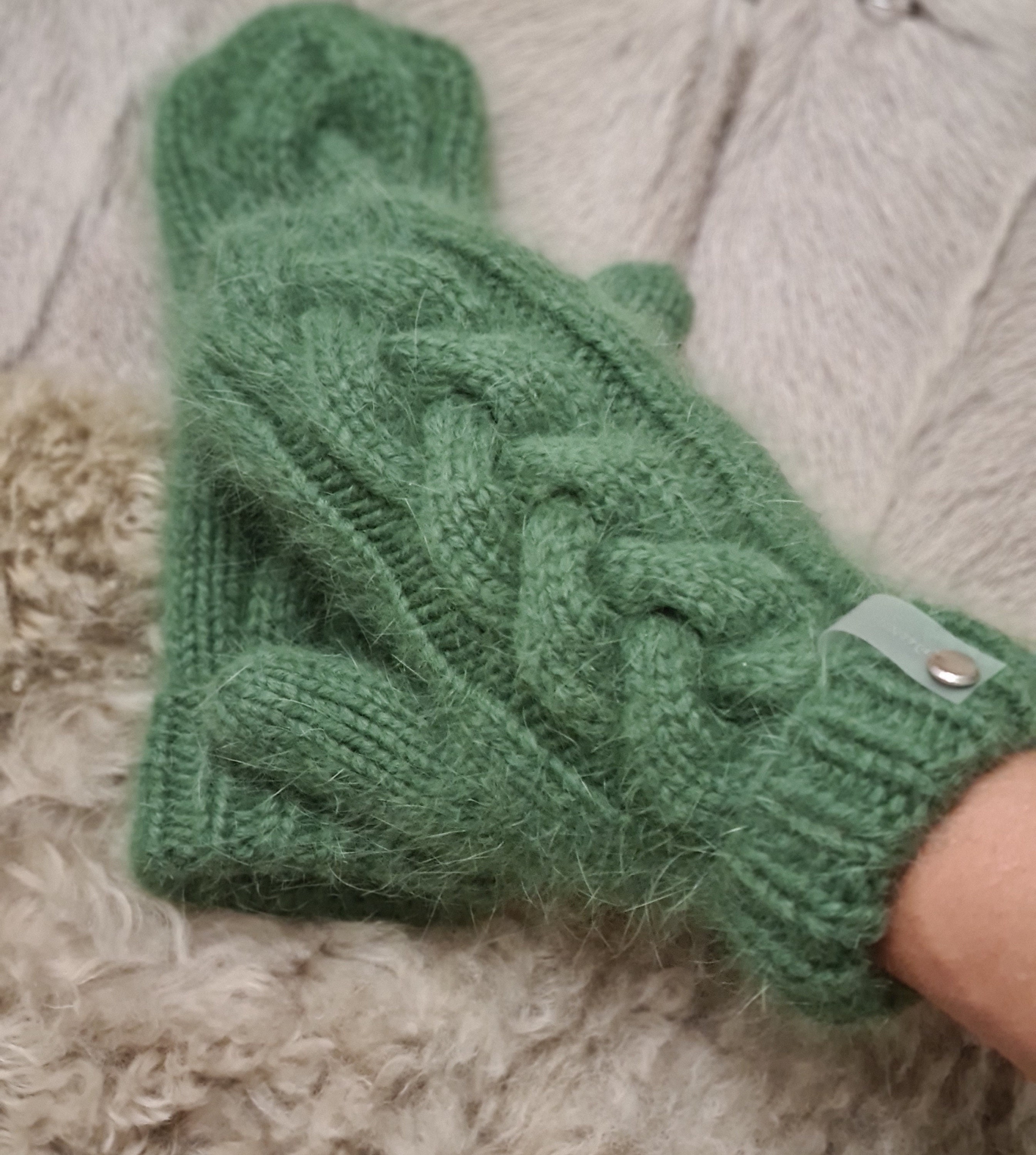 Hand Knit Mittens. Wool Mittens. Bernie Mittens. Winter Mittens. Warm ...