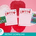 Love You A Lotto Lottery Ticket Holders Valentines Day | Etsy