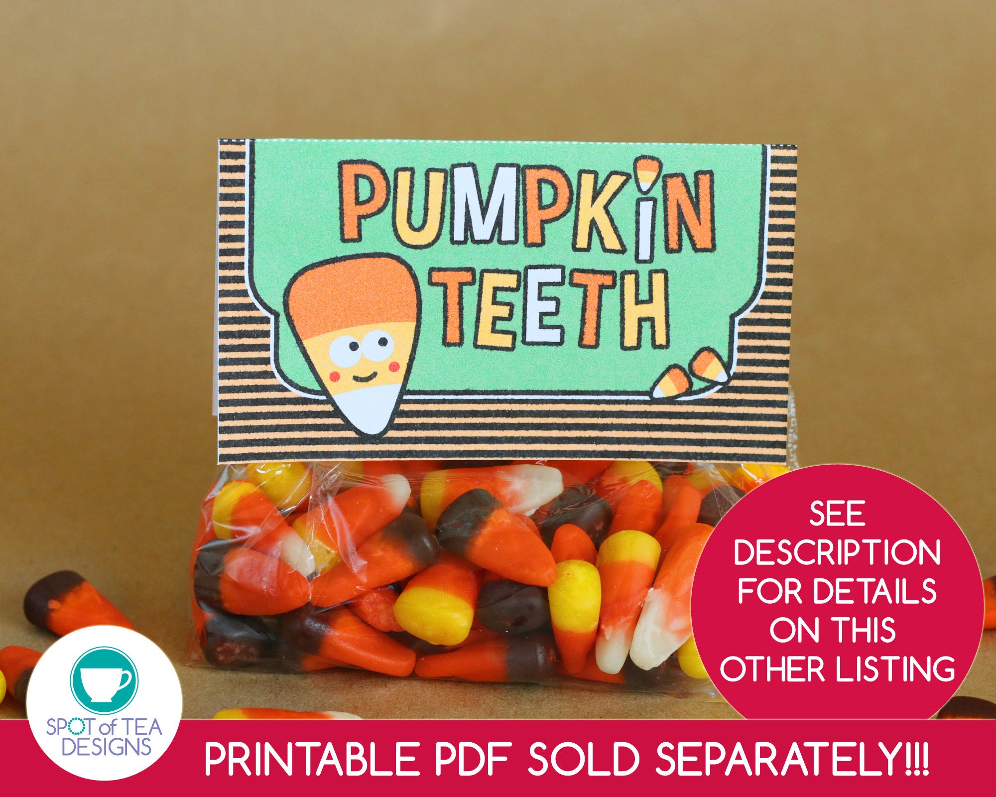 Bat Droppings Halloween Bag Toppers Halloween Treat Bags | Etsy