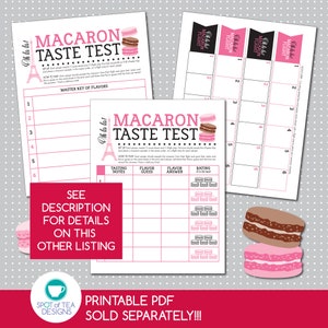 Cookie Taste Test Printable Game | Cookie Exchange Printable | Party ...