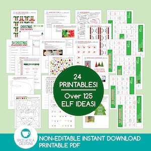 Printable Elf Activities Kit Printable Christmas Activity Sheets Elf ...