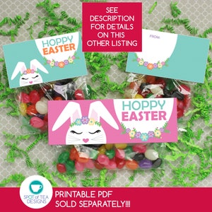 Peeps Easter Bag Topper | Easter Treat Bag Topper | Party Bag Labels ...