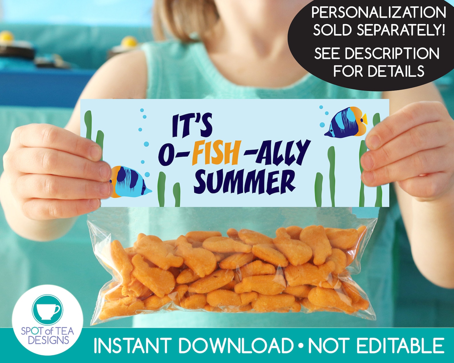 It's O-fish-ally Summer Bag Toppers Last Day of School | Etsy