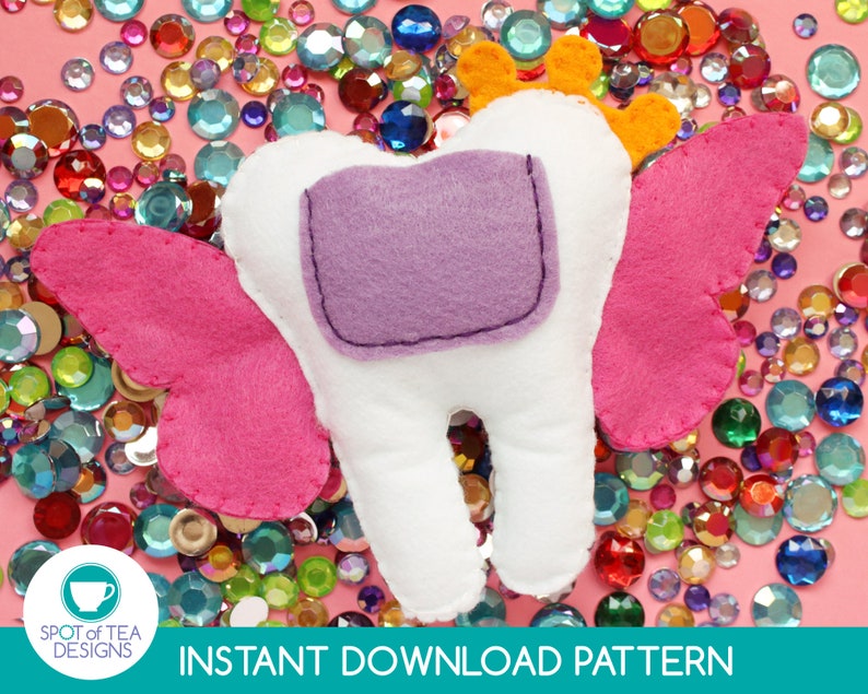 Butterfly Tooth Fairy Pillow Sewing Pattern (PDF Instant Digital ...