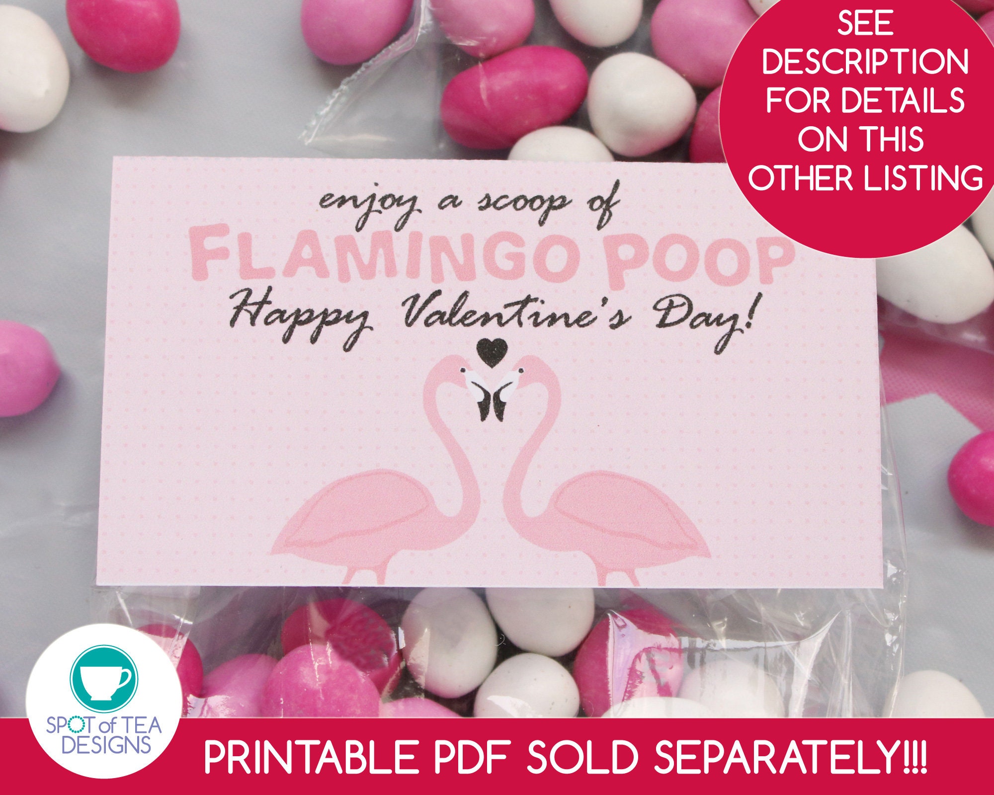 Bugs and Kisses Valentines Bag Topper Valentines Treat Bag - Etsy