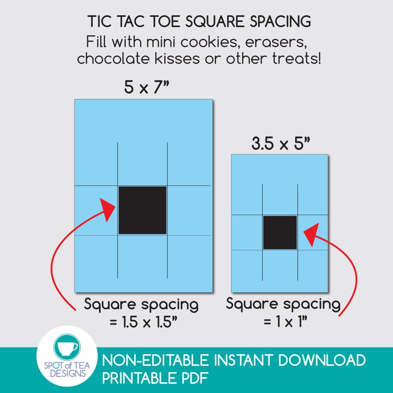 Merry Kissmas Tic Tac Toe Printable Christmas Game (PDF Instant Digital ...