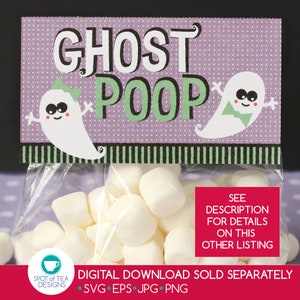 Spider Eggs Halloween Bag Toppers | Halloween Treat Bags | Halloween ...