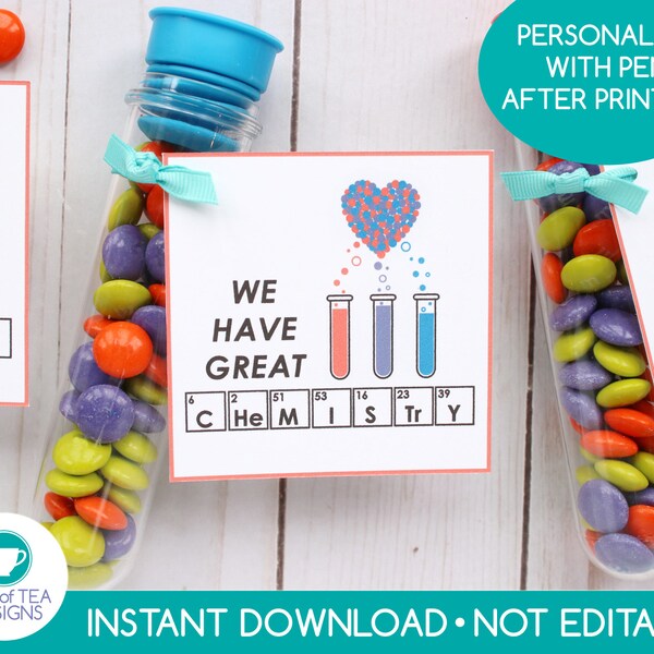 Science Valentine - Etsy