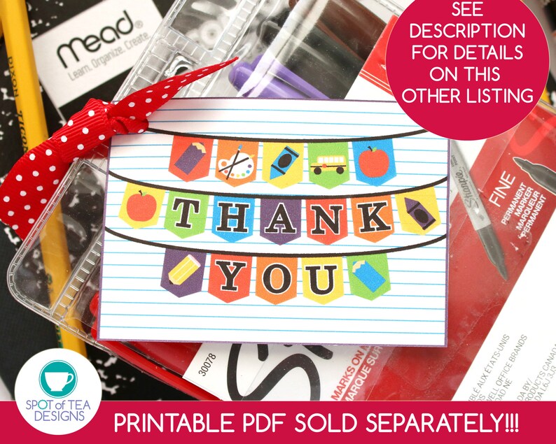 Apple Teacher Appreciation Tag Teacher Appreciation Gift - Etsy