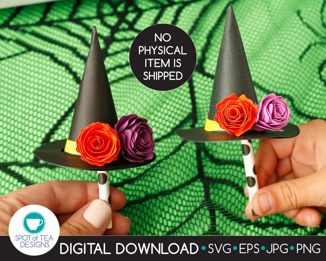 3D Witch Hat Halloween SVG Cut File Halloween Cut File - Etsy