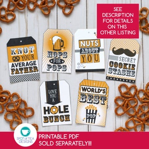 Nuts Over You Gift Tag - General | Father's Day Tag | Father's Day Gift ...