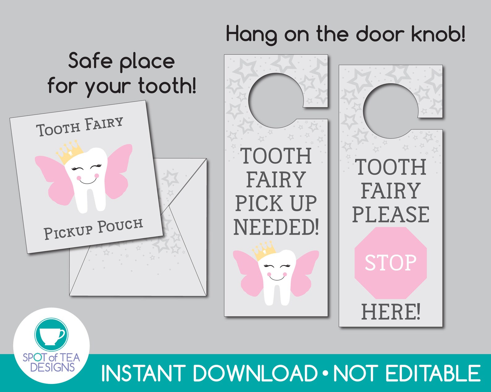 Tooth Fairy Kit Girl Tooth Fairy Printables Tooth Fairy - Etsy