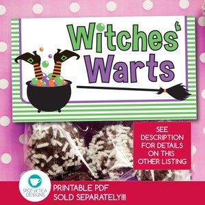 Spider Eggs Halloween Bag Toppers | Halloween Treat Bags | Halloween ...