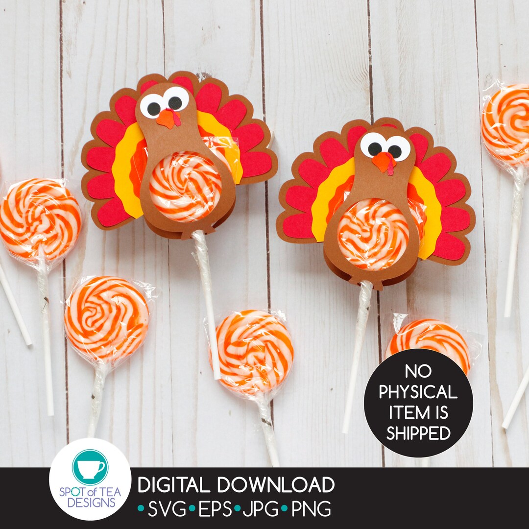 Thanksgiving Turkey Lollipop SVG | Thanksgiving Svg | Thanksgiving ...