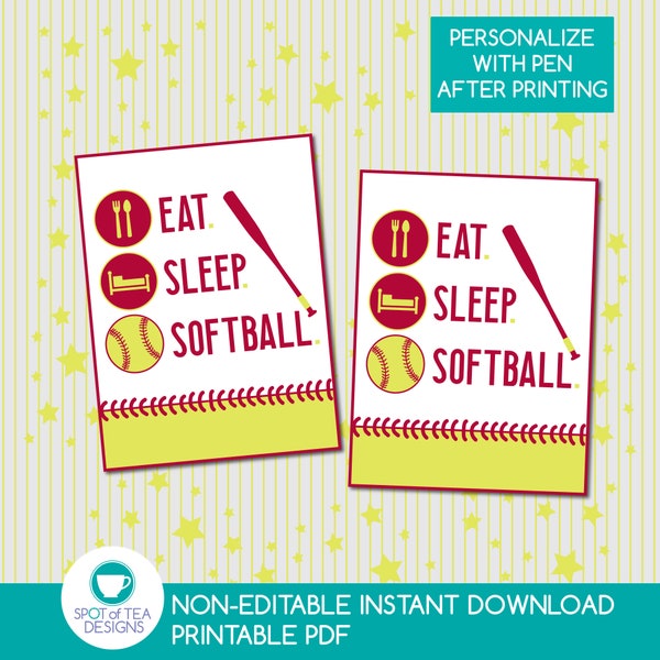 Softball Tags - Etsy