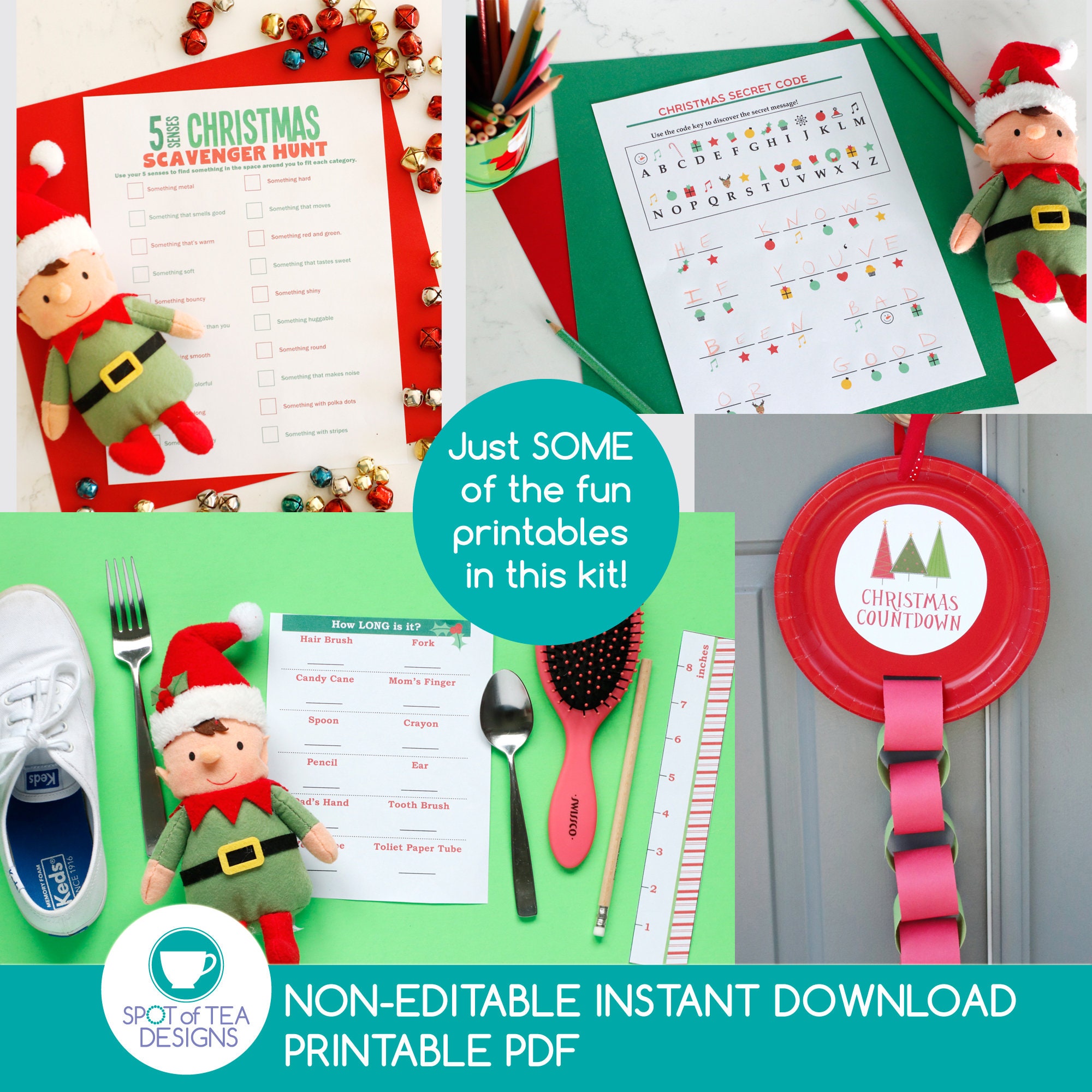 Printable Elf Activity Kit: 125+ Christmas Ideas (PDF Instant Digital ...