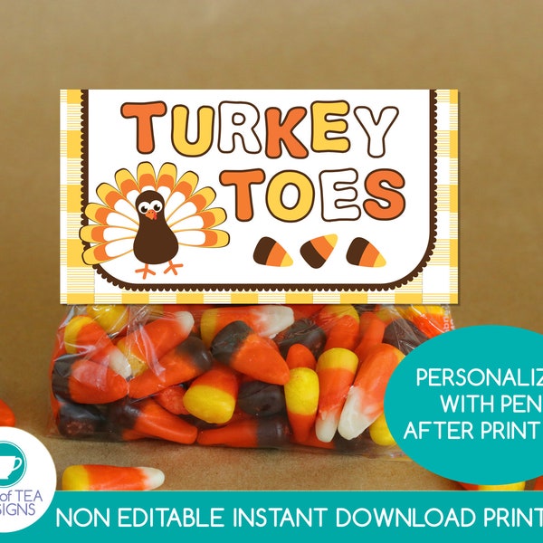Turkey Printable - Etsy