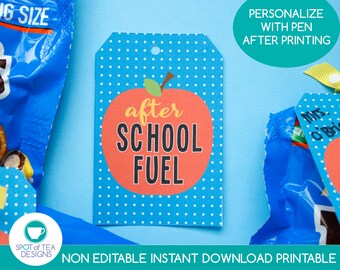 After School Tag - Etsy