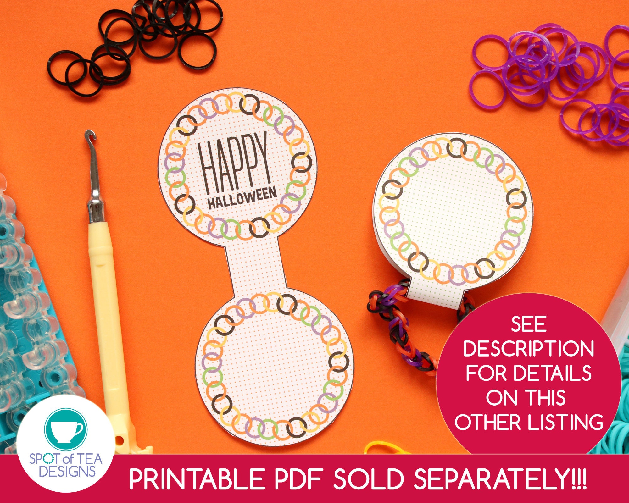 Bat Droppings Halloween Bag Toppers Halloween Treat Bags | Etsy