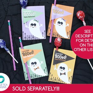 Ghost Poop Halloween Bag Toppers Halloween Candy Bags | Etsy