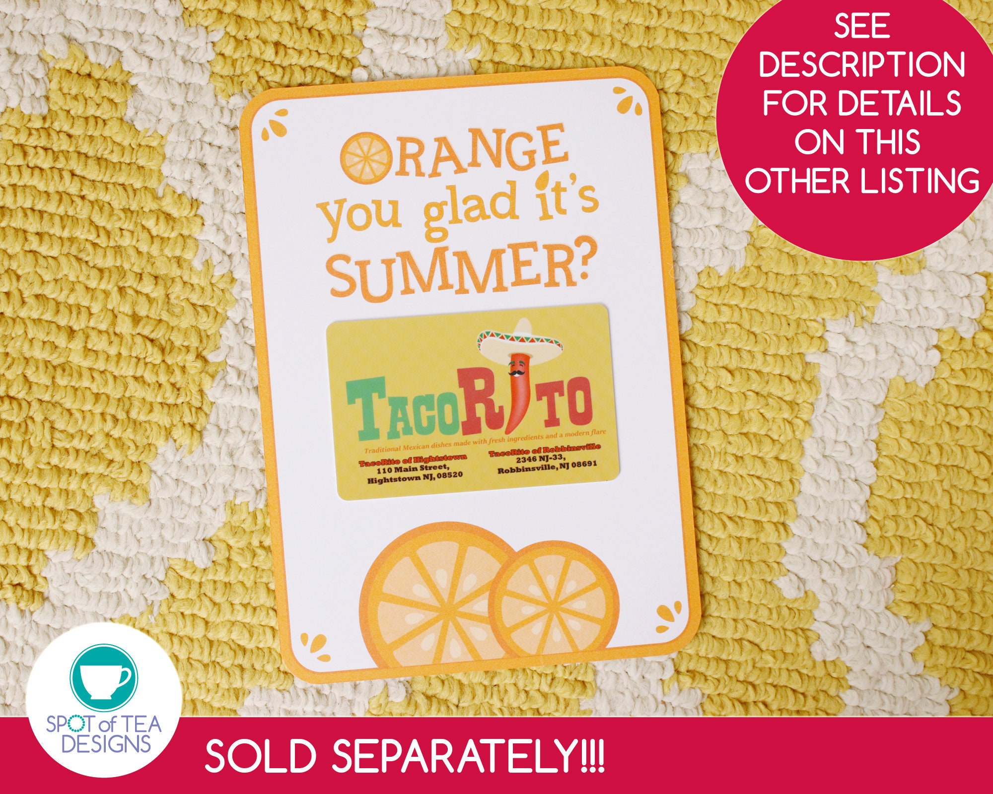 Orange You Glad Favor Tags Last Day of School Teacher - Etsy