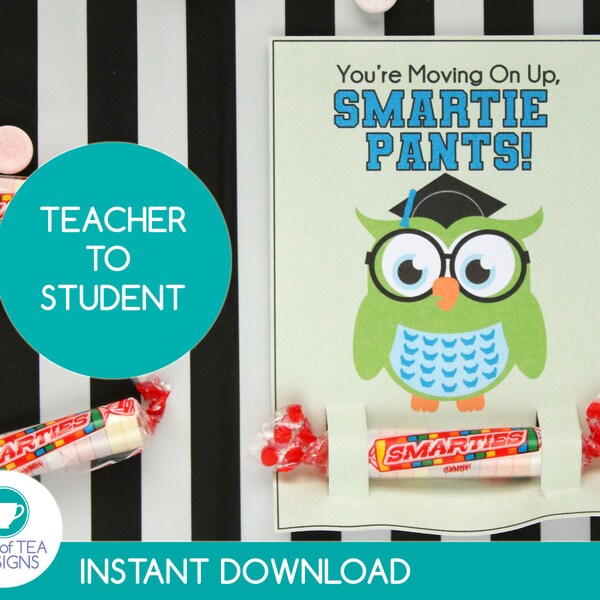 Smartie Pants Printable - Etsy