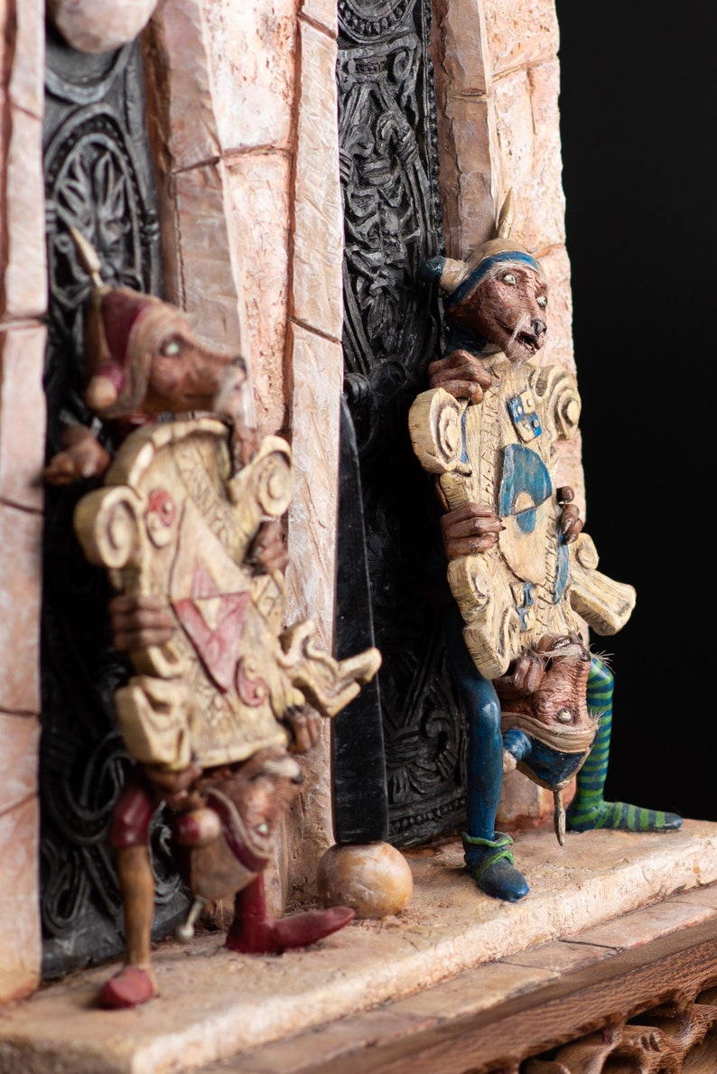 The Riddle Doors - Labyrinth - Alph and Ralph - Etsy