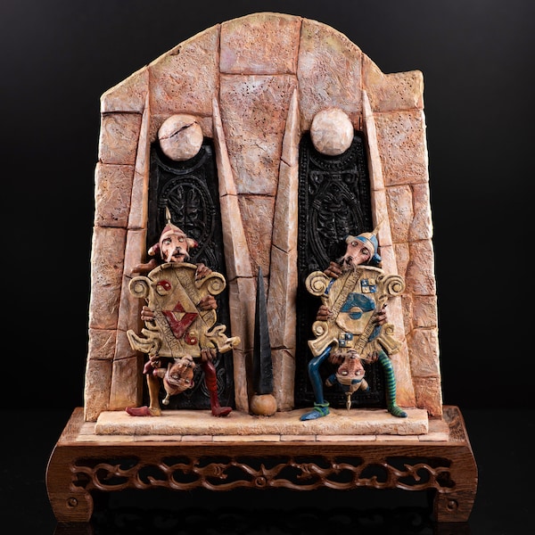 Two Door Riddle - Etsy