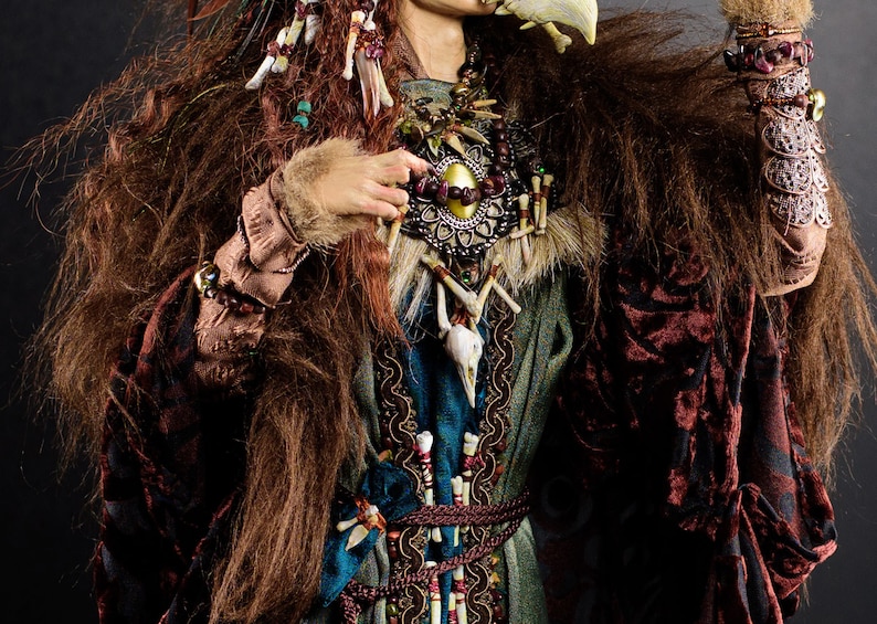 The Boneshaker A Forest Shaman OOAK Art Doll Sculpture - Etsy