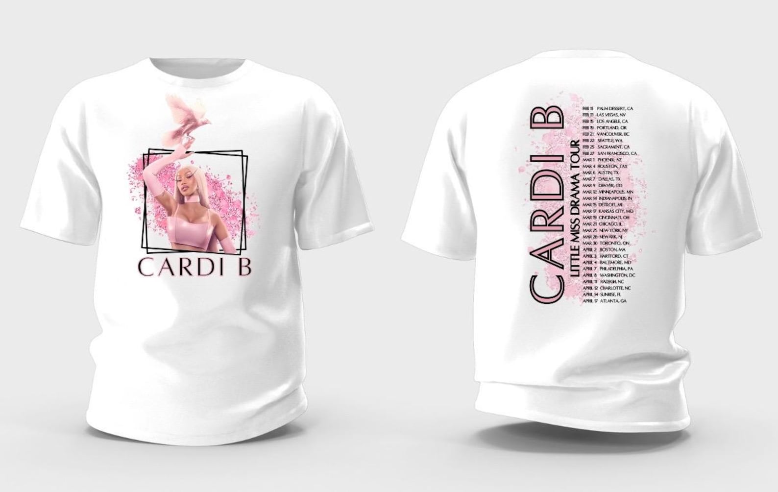 Cardi B Pink PNG Design - Etsy