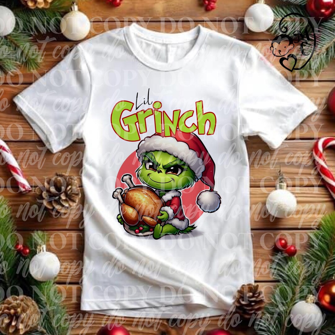 Lil Grinch PNG Design - Etsy