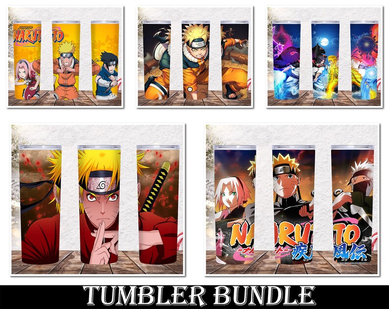 25 Naruto Tumbler Bundle, Bundle Digital Design, Tumbler 20oz Skinny ...